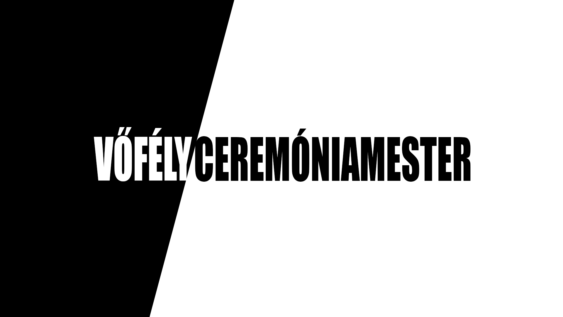 Vőfély vagy Ceremóniamester | Trinity Wedding | Mikor, kit válasszunk?